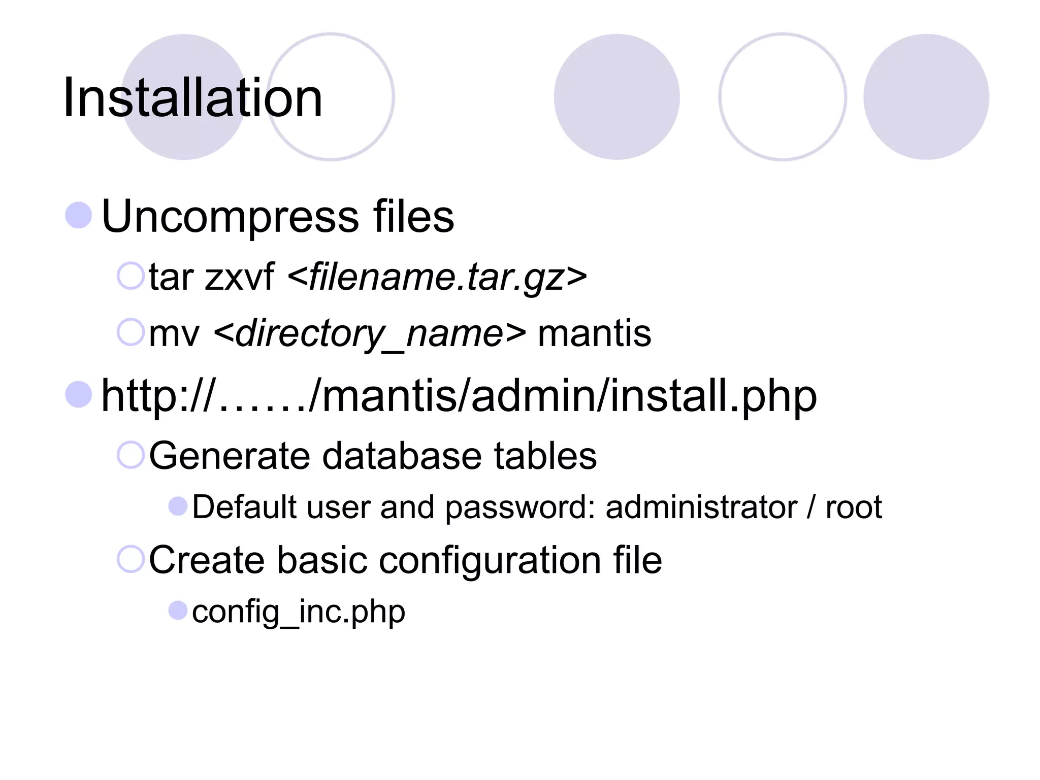 Introduction to Mantis | PPT
