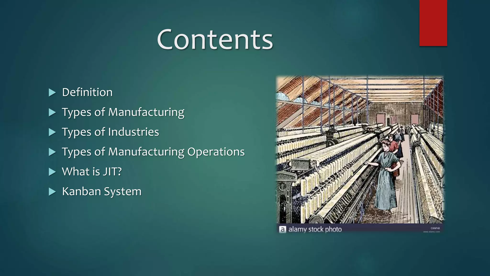 Introduction to manufacturing process | PPTX