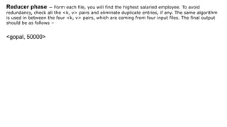Introduction to Map-Reduce in Hadoop.pptx | Databases | Computer ...