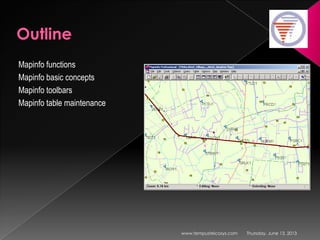 Introduction to mapinfo | PPTX
