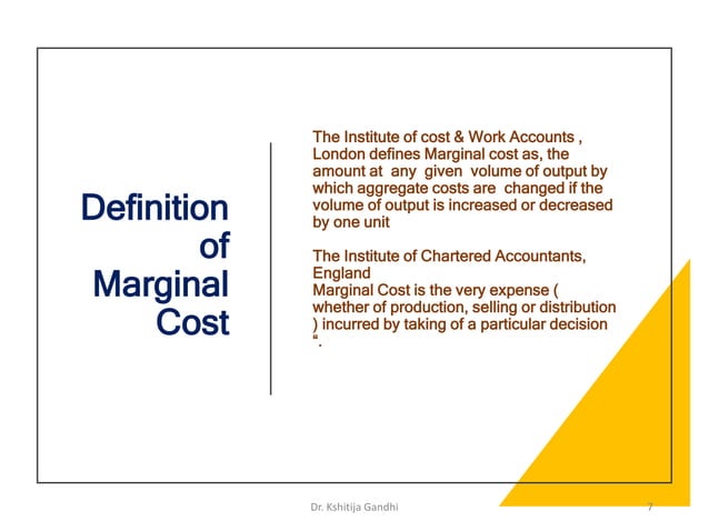 Introduction to marginal cost & fixed cost | PPTX | Interest Rates ...