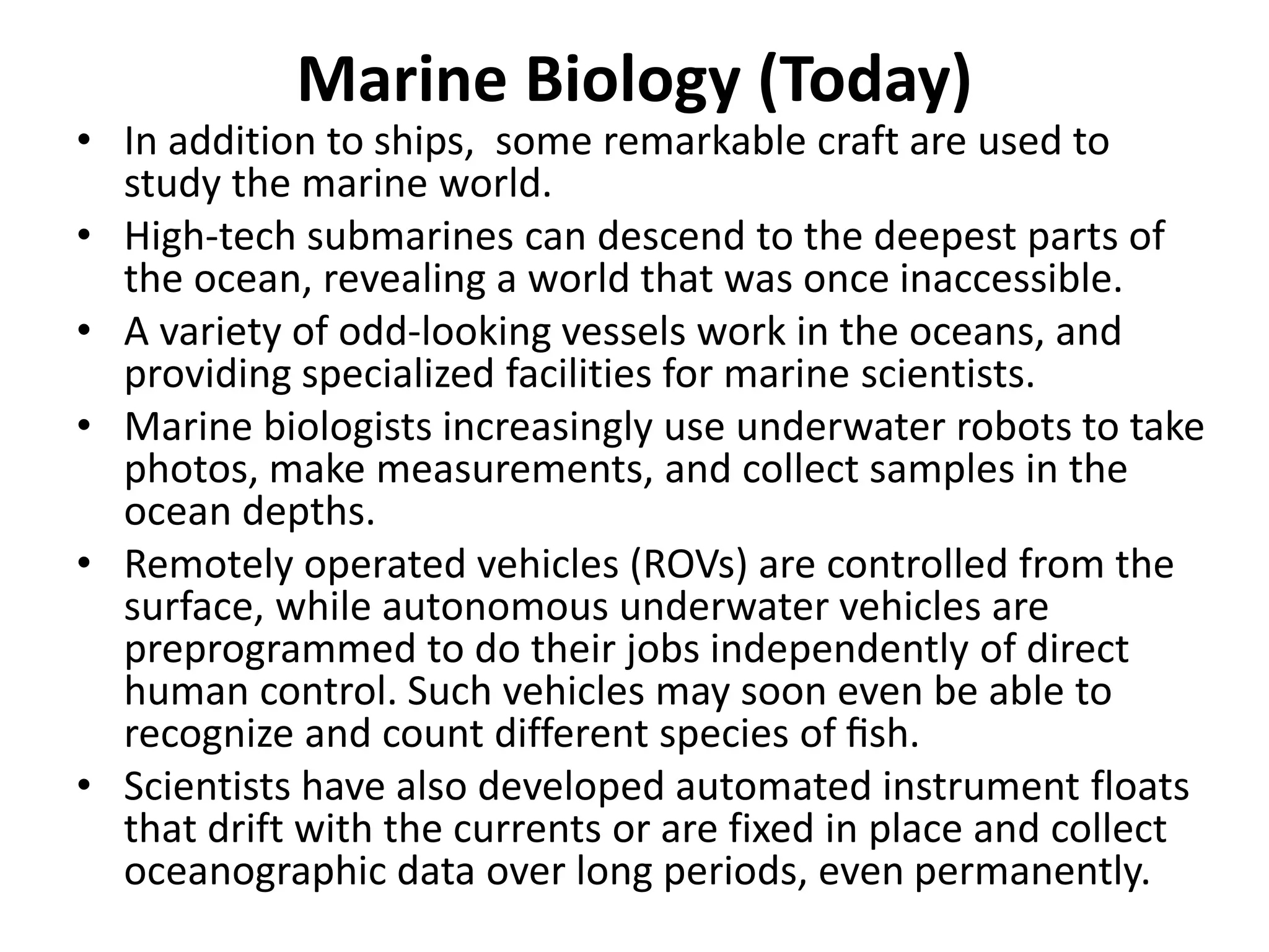 Introduction to marine biology (Dr Zubia Masood SBKWU) | PPTX