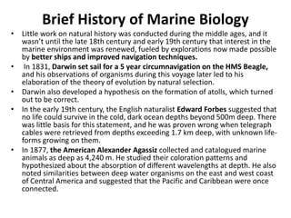 Introduction to marine biology (Dr Zubia Masood SBKWU) | PPTX
