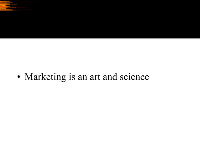 Introduction To Marketing | PPTX