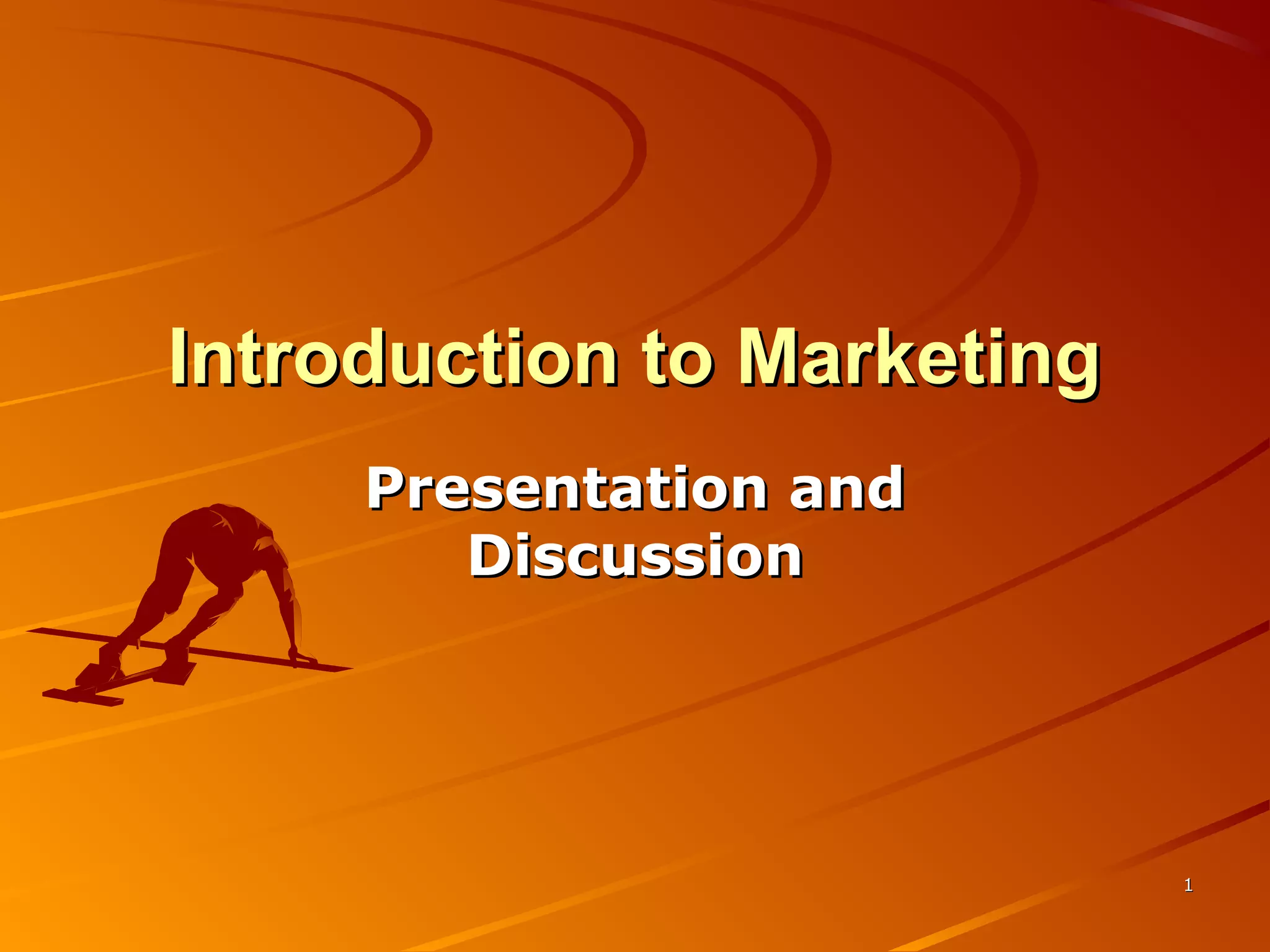 Introduction to marketing | PPT