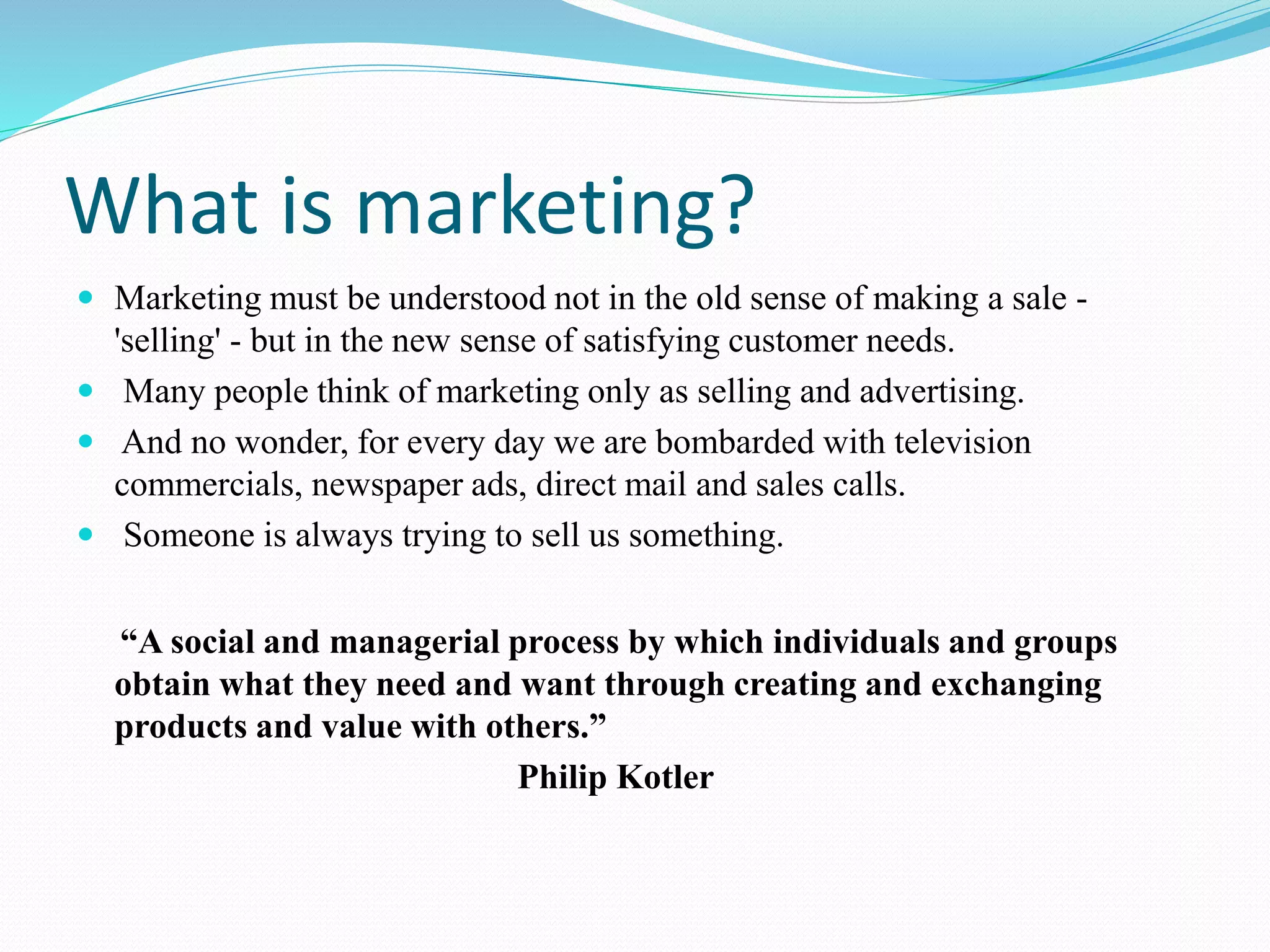 Introduction to marketing | PPTX