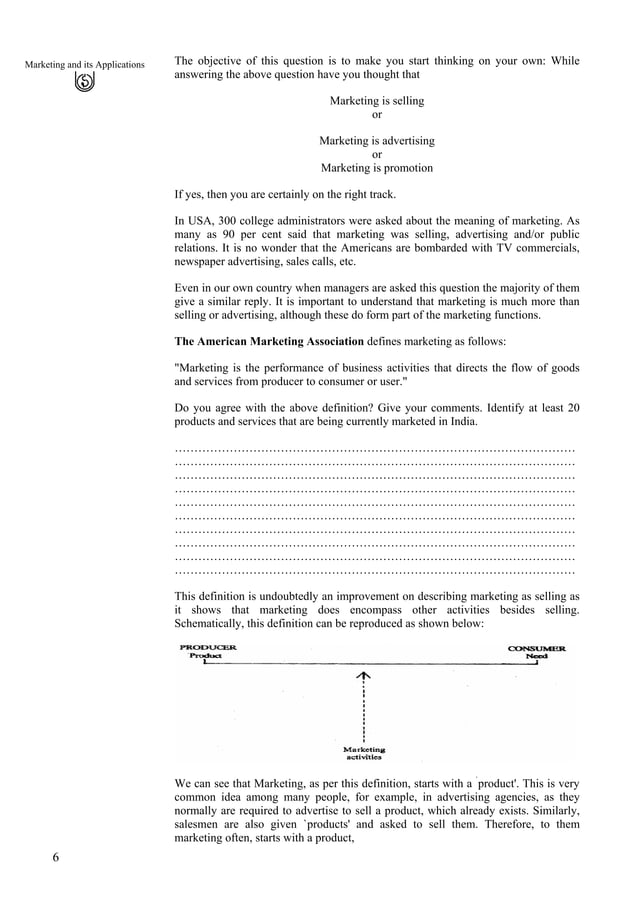 Introduction to marketing | PDF