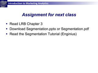 Introduction to marketing analytics | PPTX