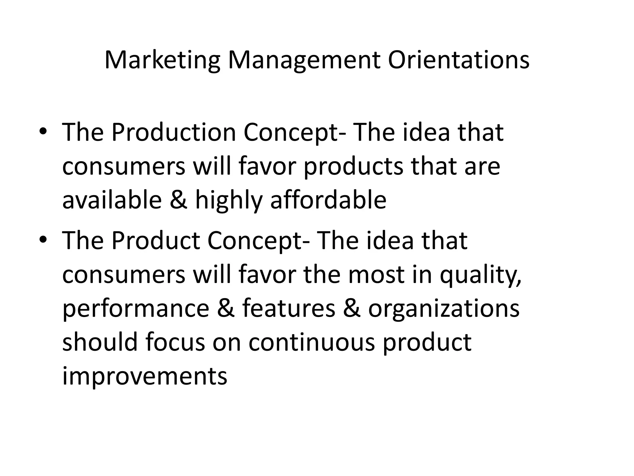 Introduction to marketing management | PPT