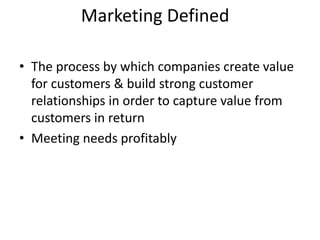 Introduction to marketing management | PPT