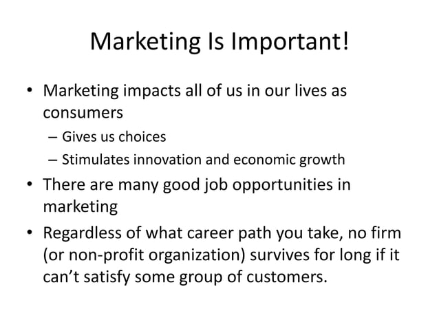 Introduction to marketing management | PPT