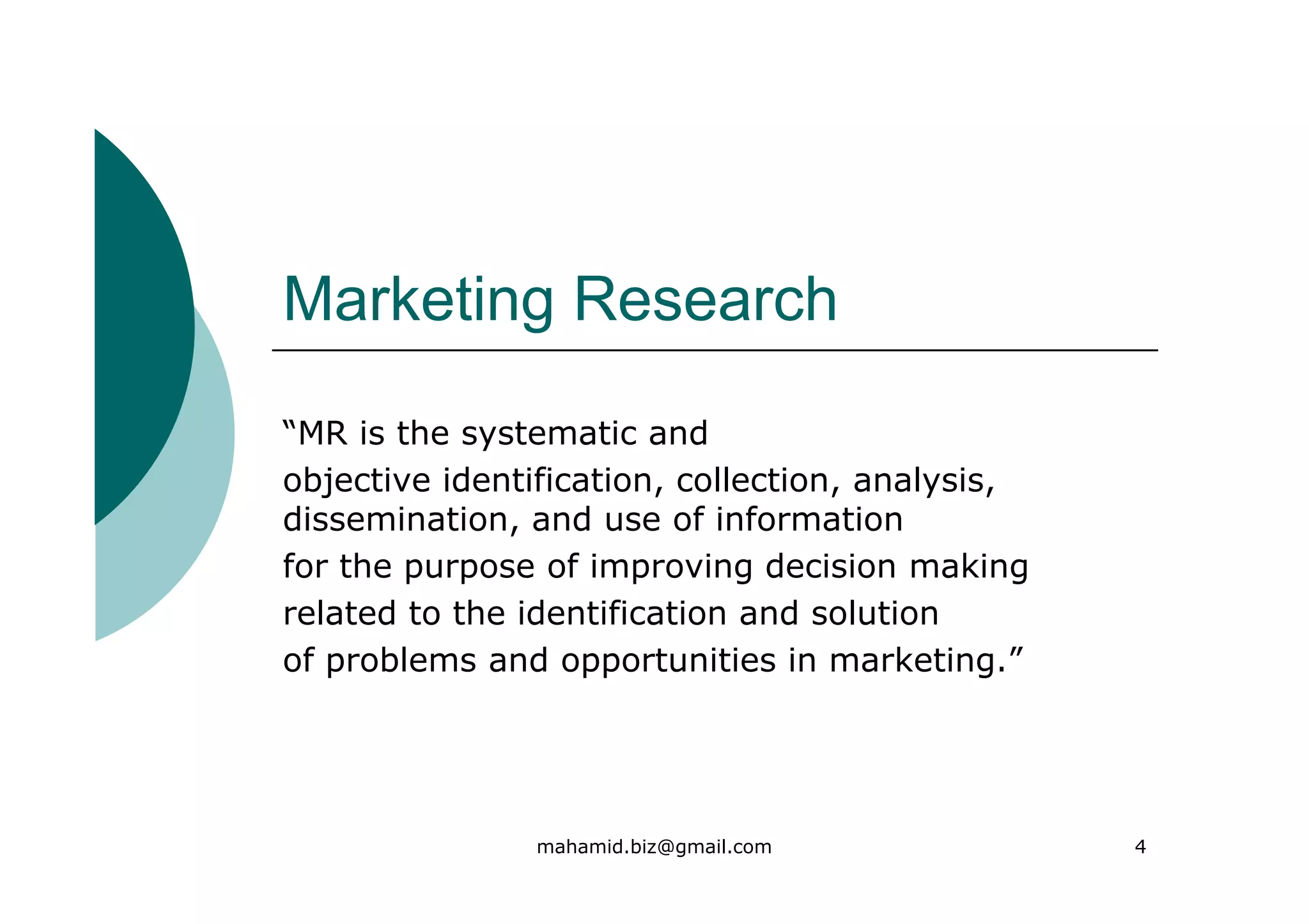 Introduction To Marketing Research | PDF