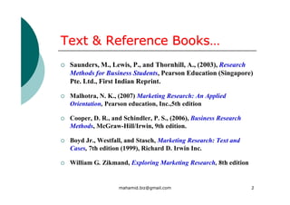 Introduction To Marketing Research | PDF