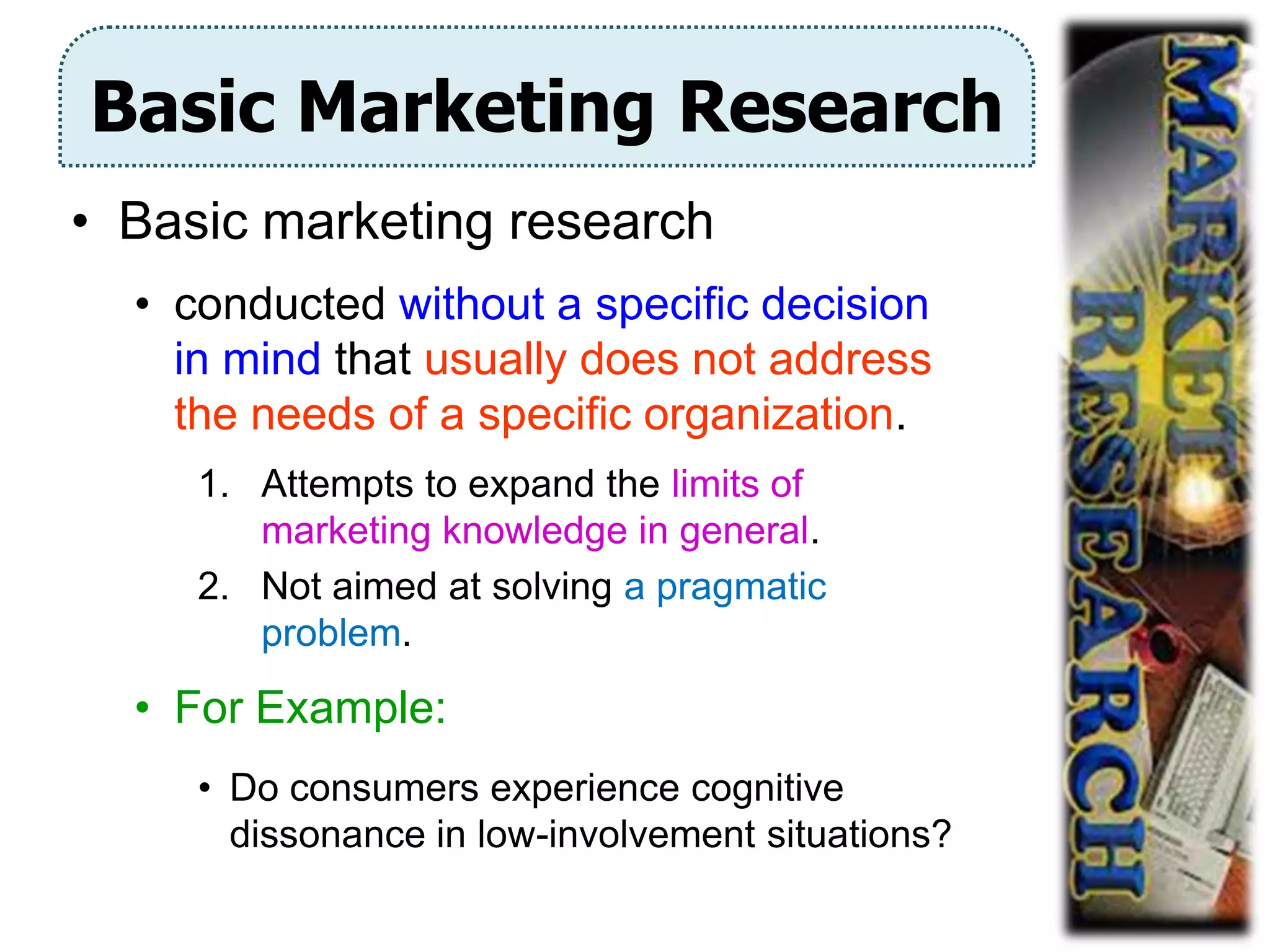 Introduction to Marketing Research | PPT