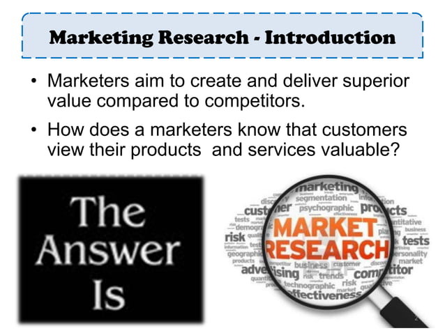 Introduction to Marketing Research | PPT