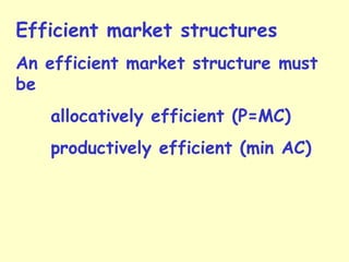 Introduction to market structures | PPT