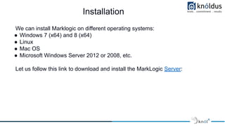 _Introduction to MarkLogic | PDF | Databases | Computer Software and Applications