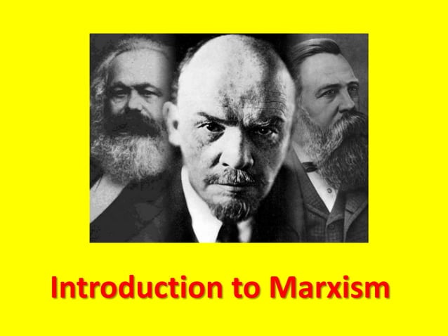 Introduction to marxism | PPTX