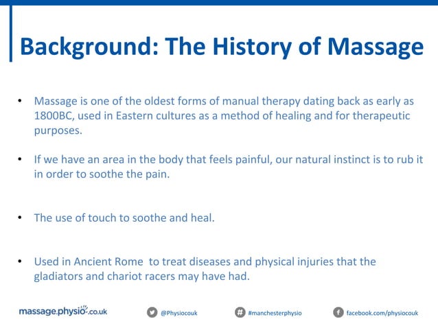 Introduction to Massage Therapy Presentation | PPTX | Physical Therapy ...
