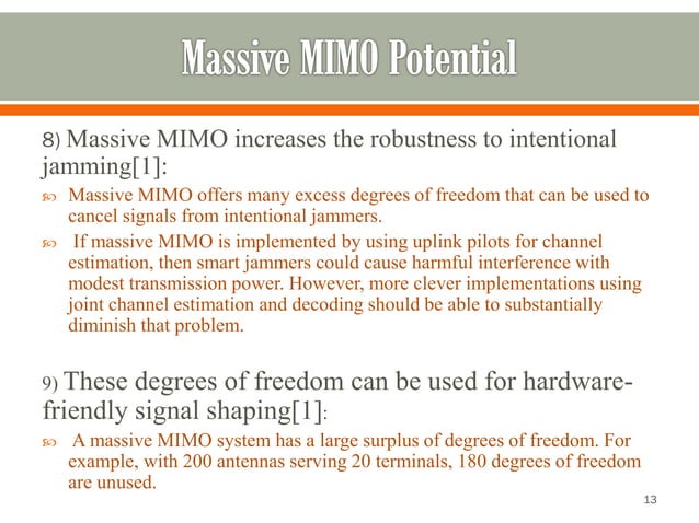 Introduction to Massive Mimo | PDF | Computer Networking | Computing