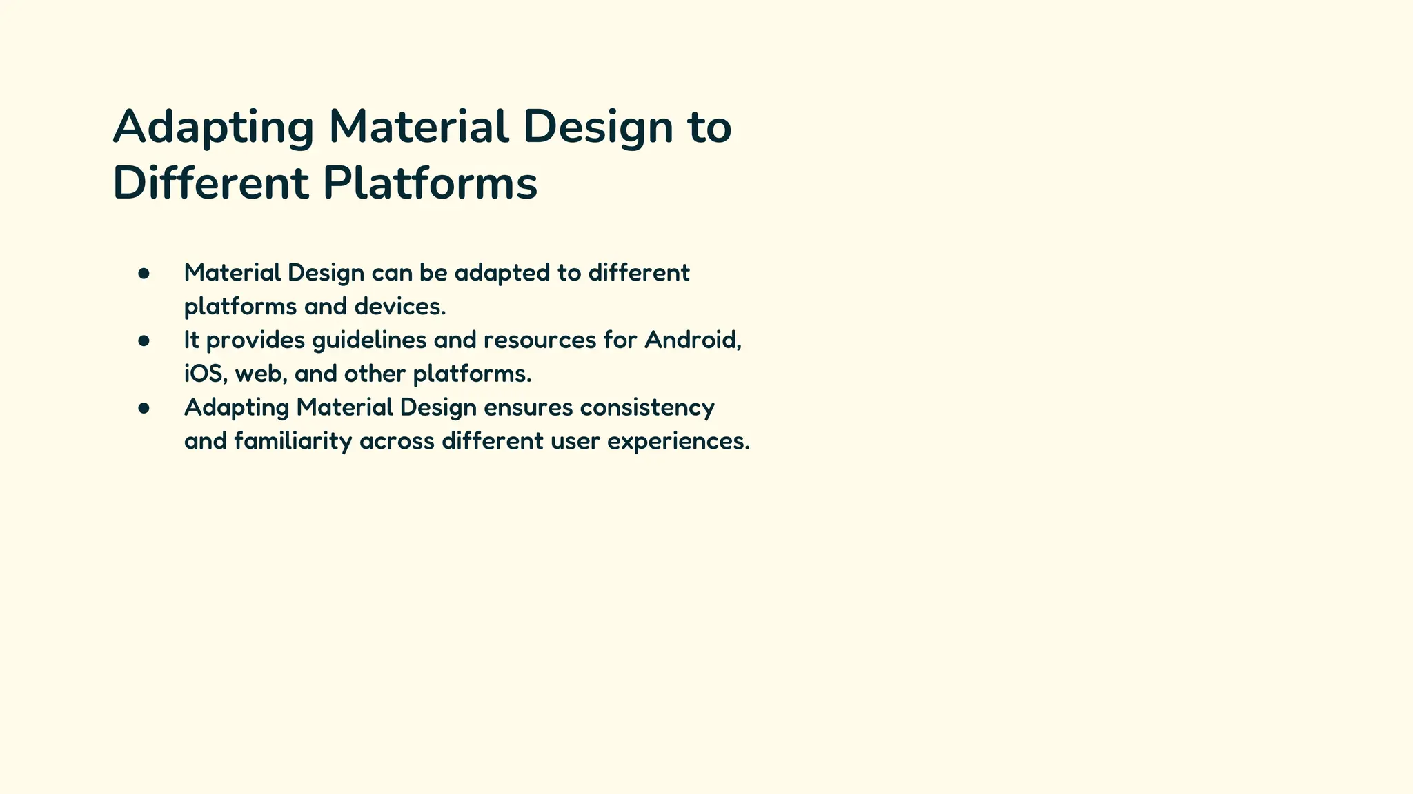 Short Introduction to Material Design - A template | PPTX