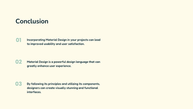 Short Introduction to Material Design - A template | PPT