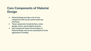 Short Introduction to Material Design - A template | PPTX