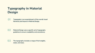 Short Introduction to Material Design - A template | PPTX