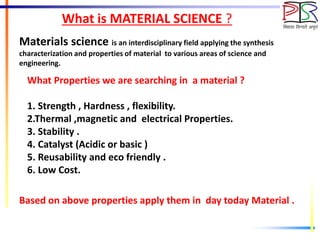 Introduction to material science | PPTX