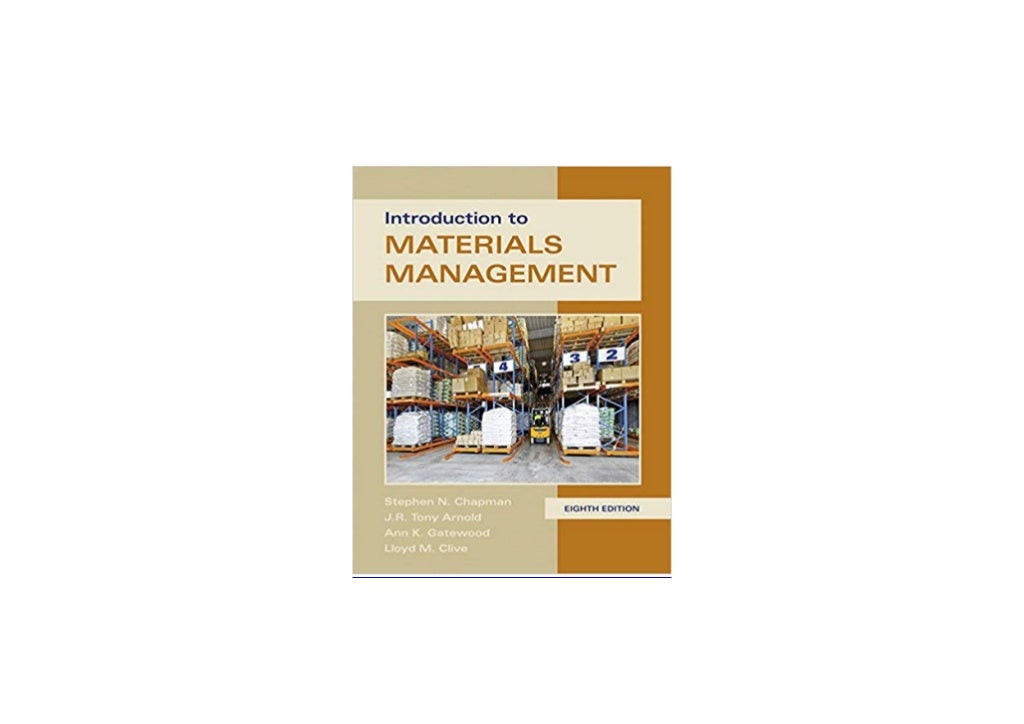 paperback_$ Introduction to Materials Management 8th Edition 8th ...