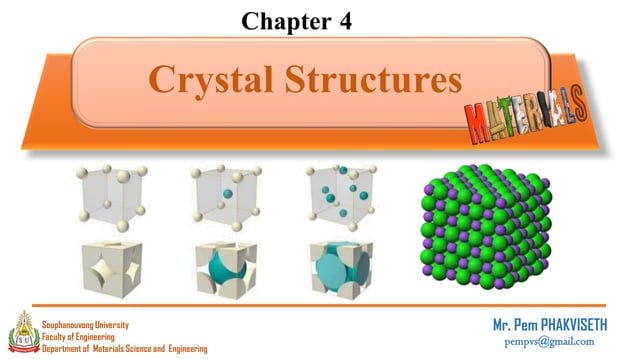 Chapter 4 Crystal Structures | PDF