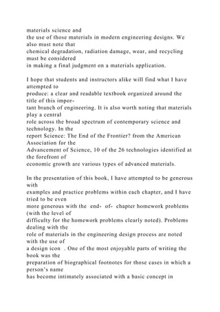 Introduction to MaterIals scIence for engIneersJam.docx