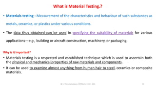 Introduction to Materials Testing | PDF