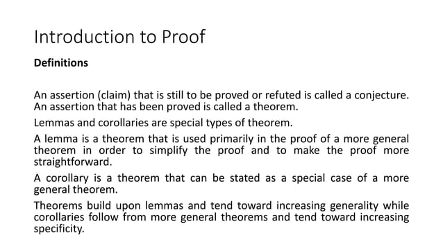 Introduction to mathematical analysis | PPTX
