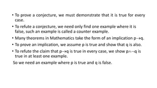Introduction to mathematical analysis | PPTX