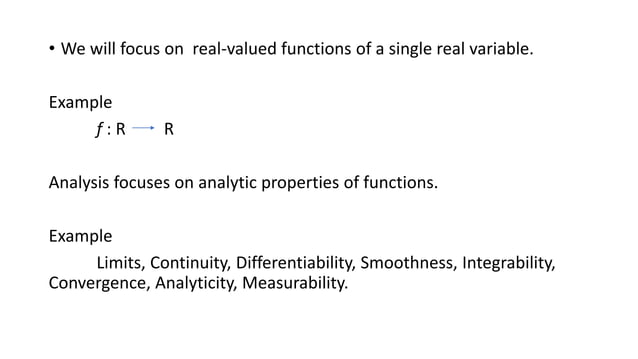 Introduction to mathematical analysis | PPTX