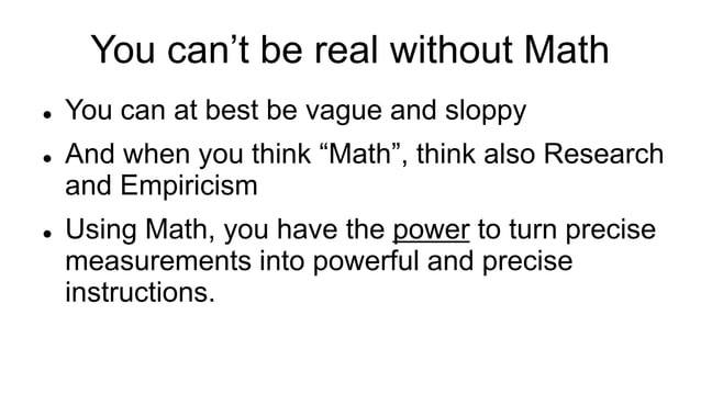 Introduction to mathematics | PPT