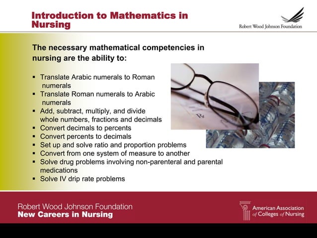 Introduction to mathematics in nursing 2012 | PPTX