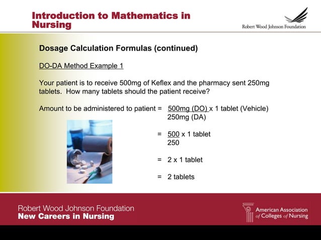 Introduction to mathematics in nursing 2012 | PPTX