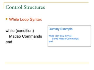 Introduction to matlab | PPT