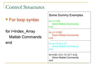 Introduction to matlab | PPT