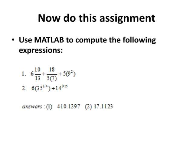 Introduction to matlab | PPT