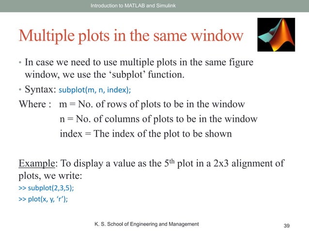 Introduction to MATLAB | PPTX