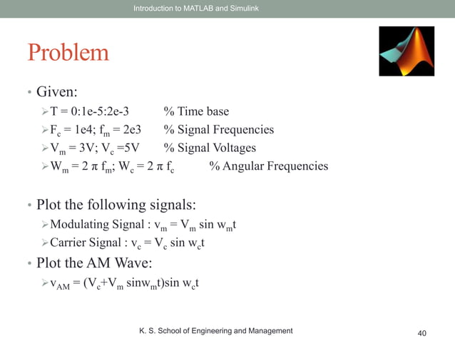 Introduction to MATLAB | PPTX