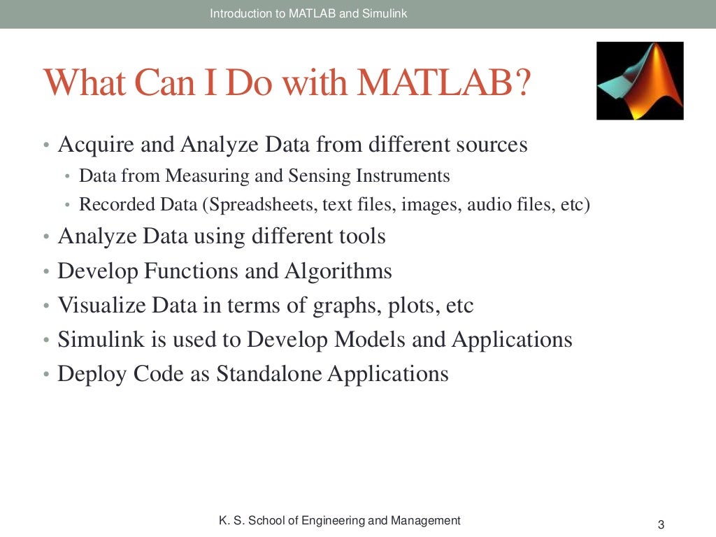 Introduction To Matlab