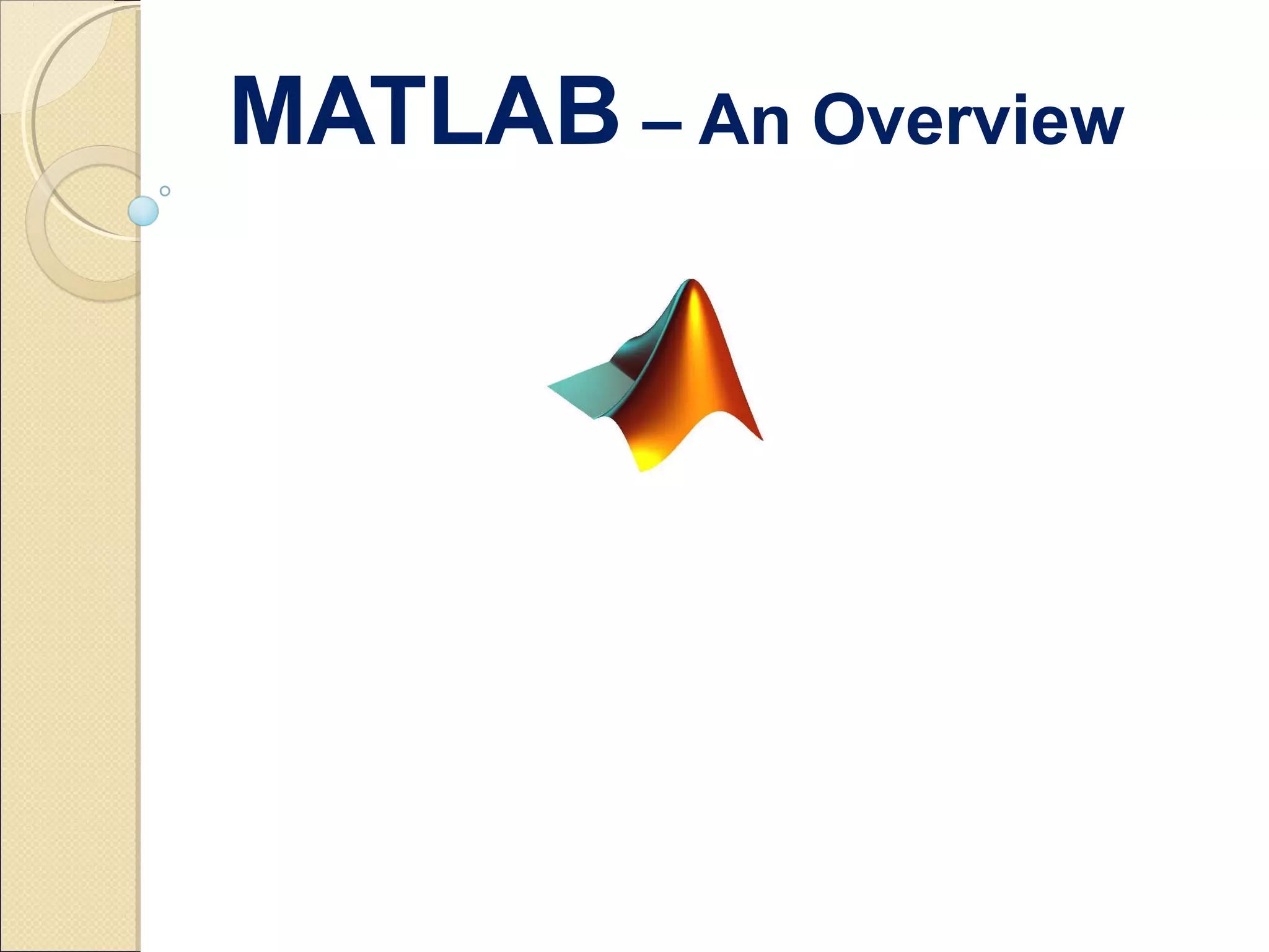 Introduction To Matlab Ppt