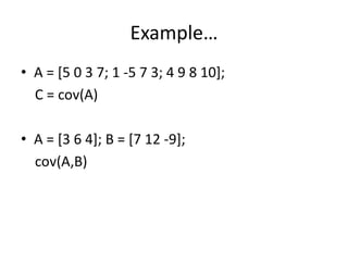 Introduction to matlab | PPTX