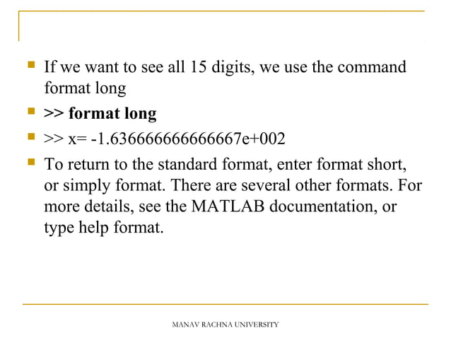 Introduction to Matlab | PPT