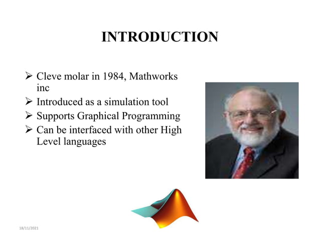 Introduction to MATLAB | PPT