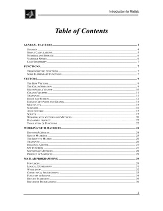 Introduction to matlab sikander m. mirza | PDF